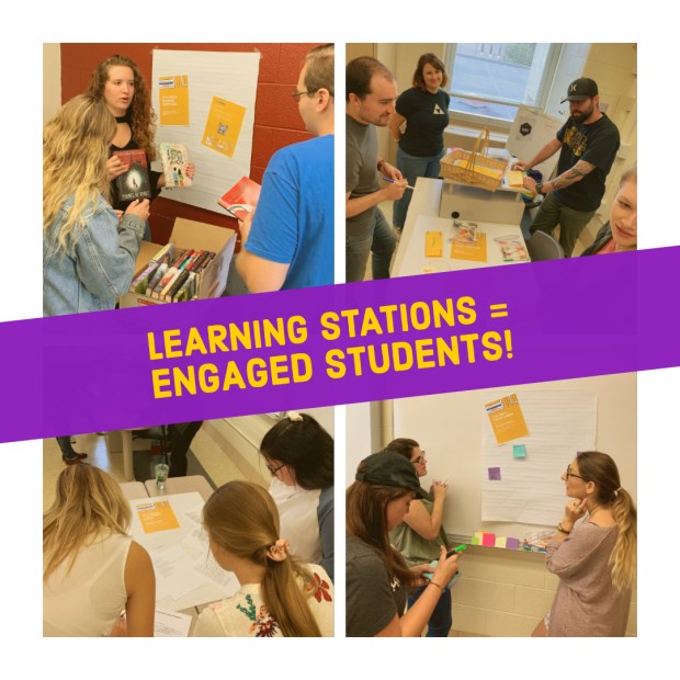 September Snapshot: Learning Stations for Everyone! | write.share.connect